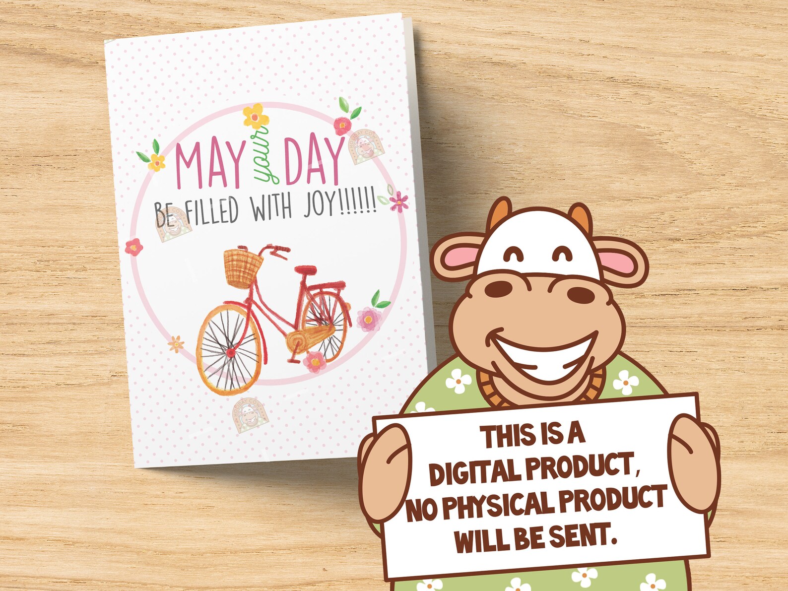 May Day Sign, Happy May Day Gift, Printable Card, Spring May Day Basket ...