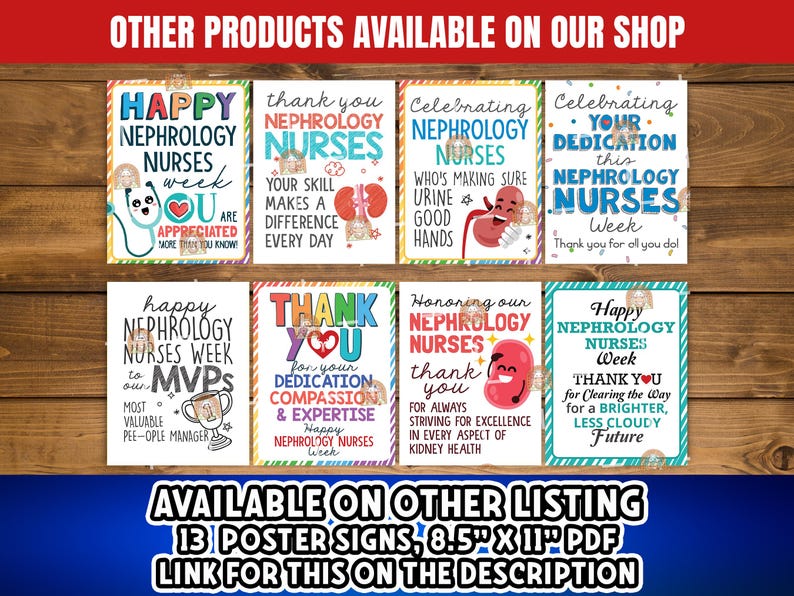 Nephrology Nurses Week Card Printable, Nephrology Nurse Appreciation ...