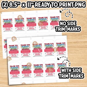 School Board Member Gift Tag, Printable School Board Recognition Month ...