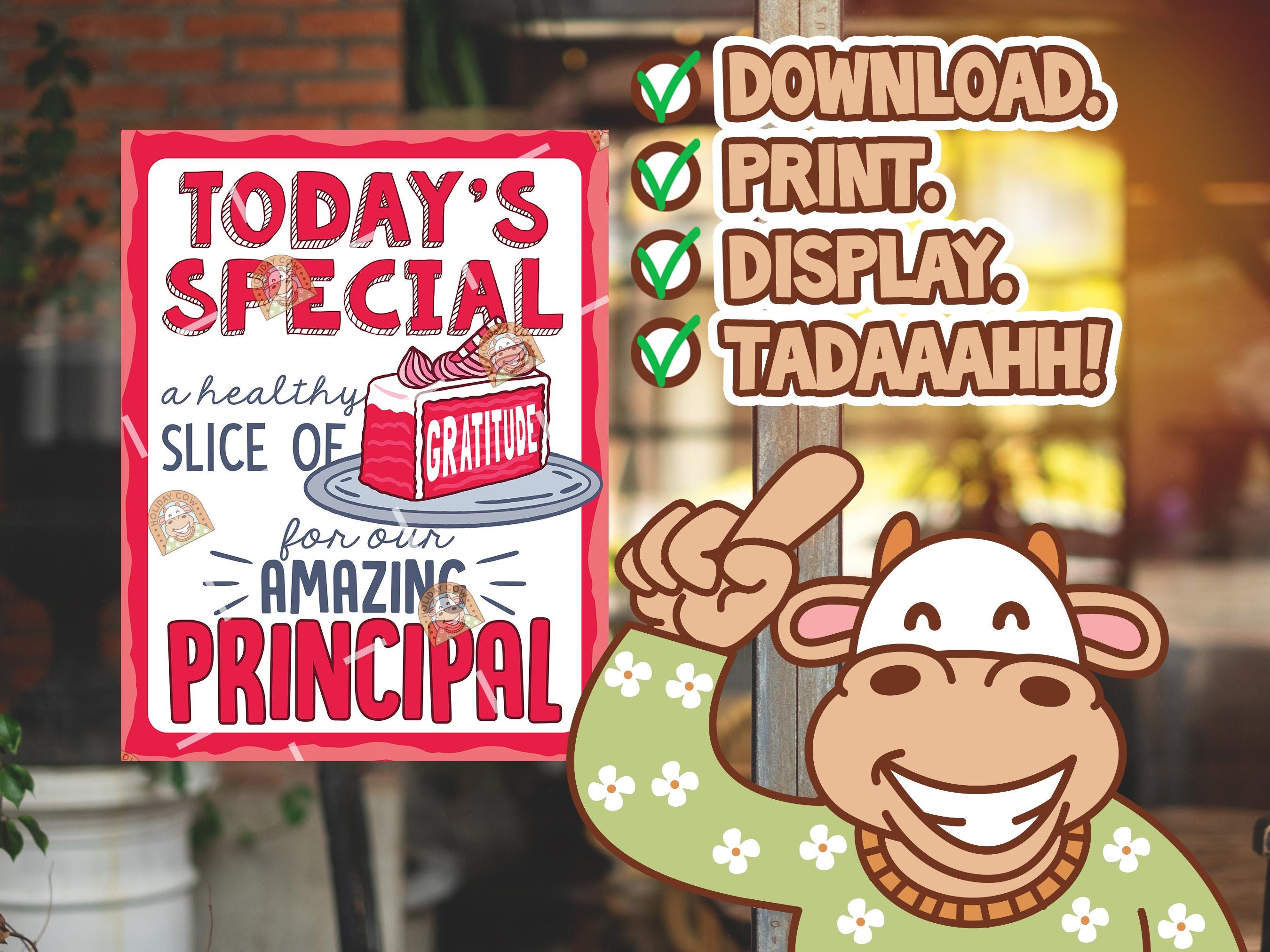 Principal Appreciation Month Sign Printable, National Principals' Month ...