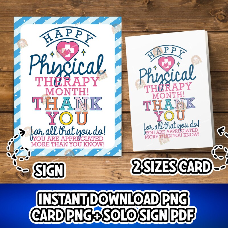 Physical Therapy Month Poster - Etsy