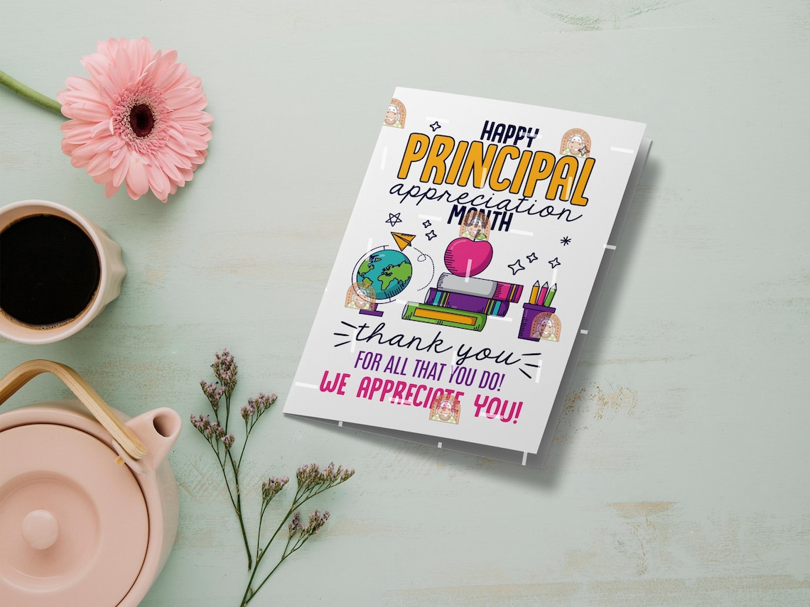 Principal Appreciation Month Card Printable, National Principals' Month ...