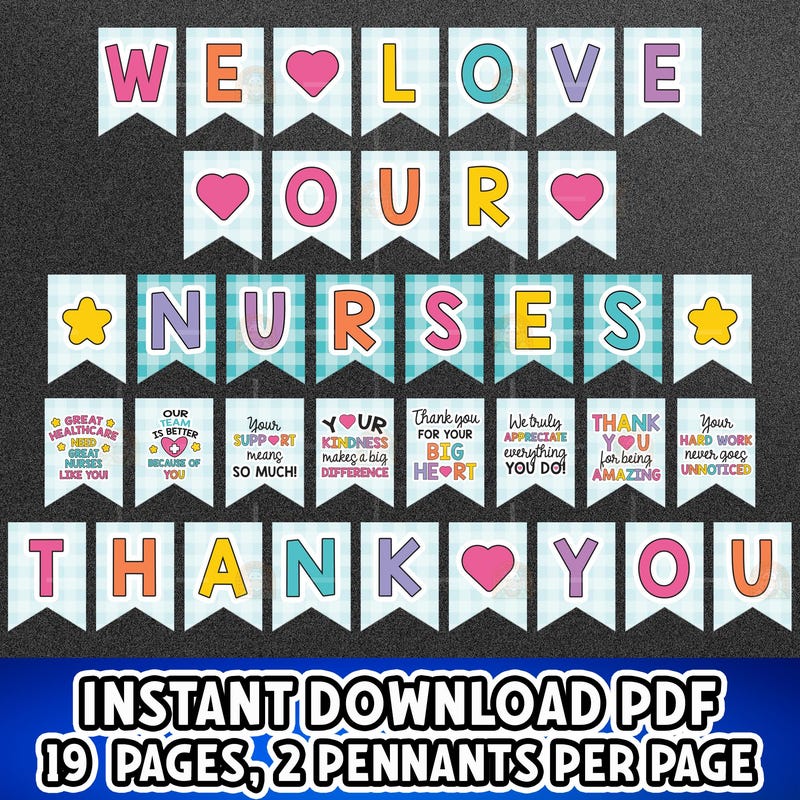 Nurses Week Printables - Etsy
