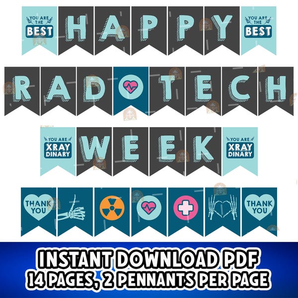 Rad Tech Week Banner - Etsy