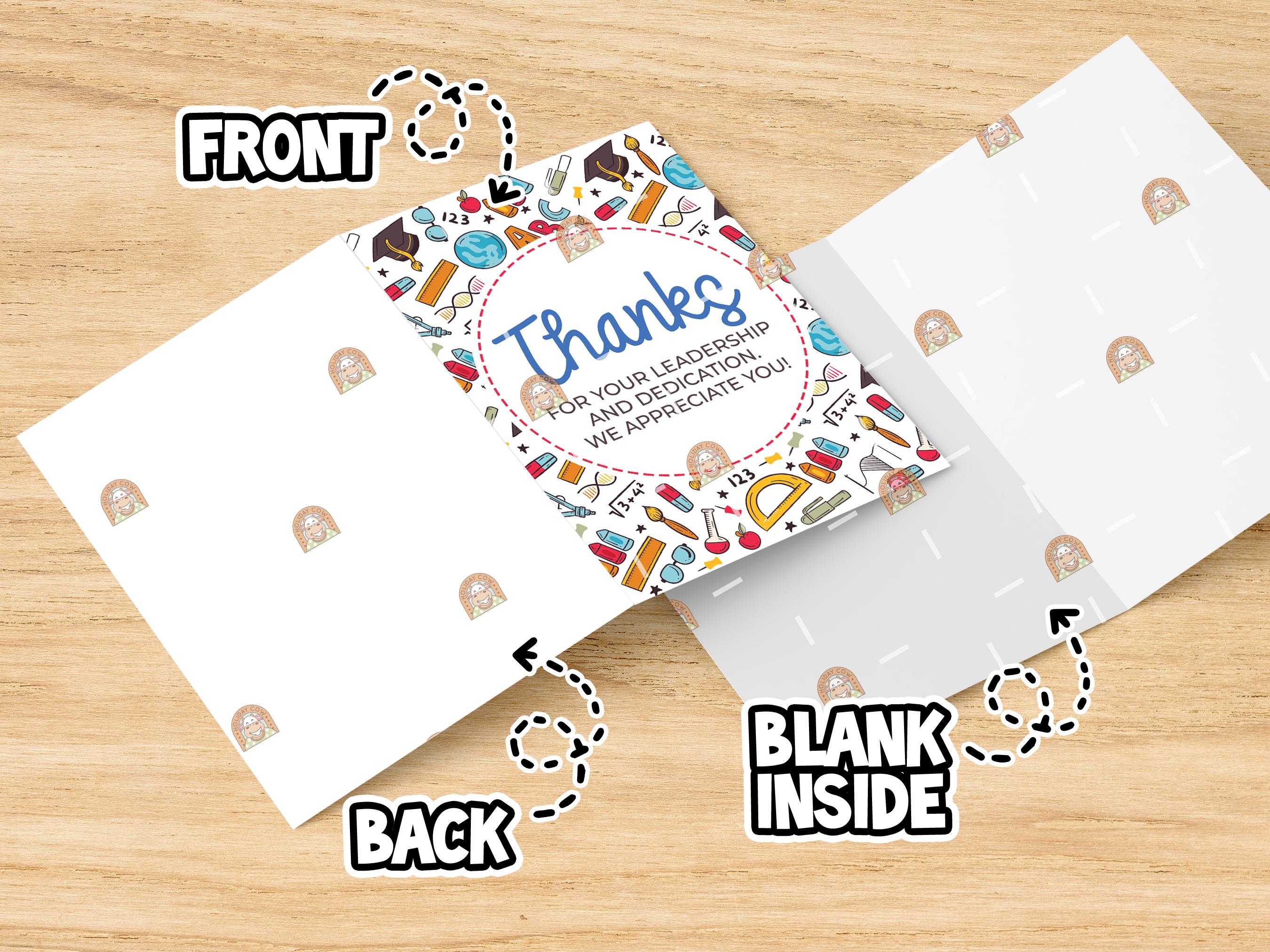 National Principals Month Card Printable, Principal Appreciation Month ...