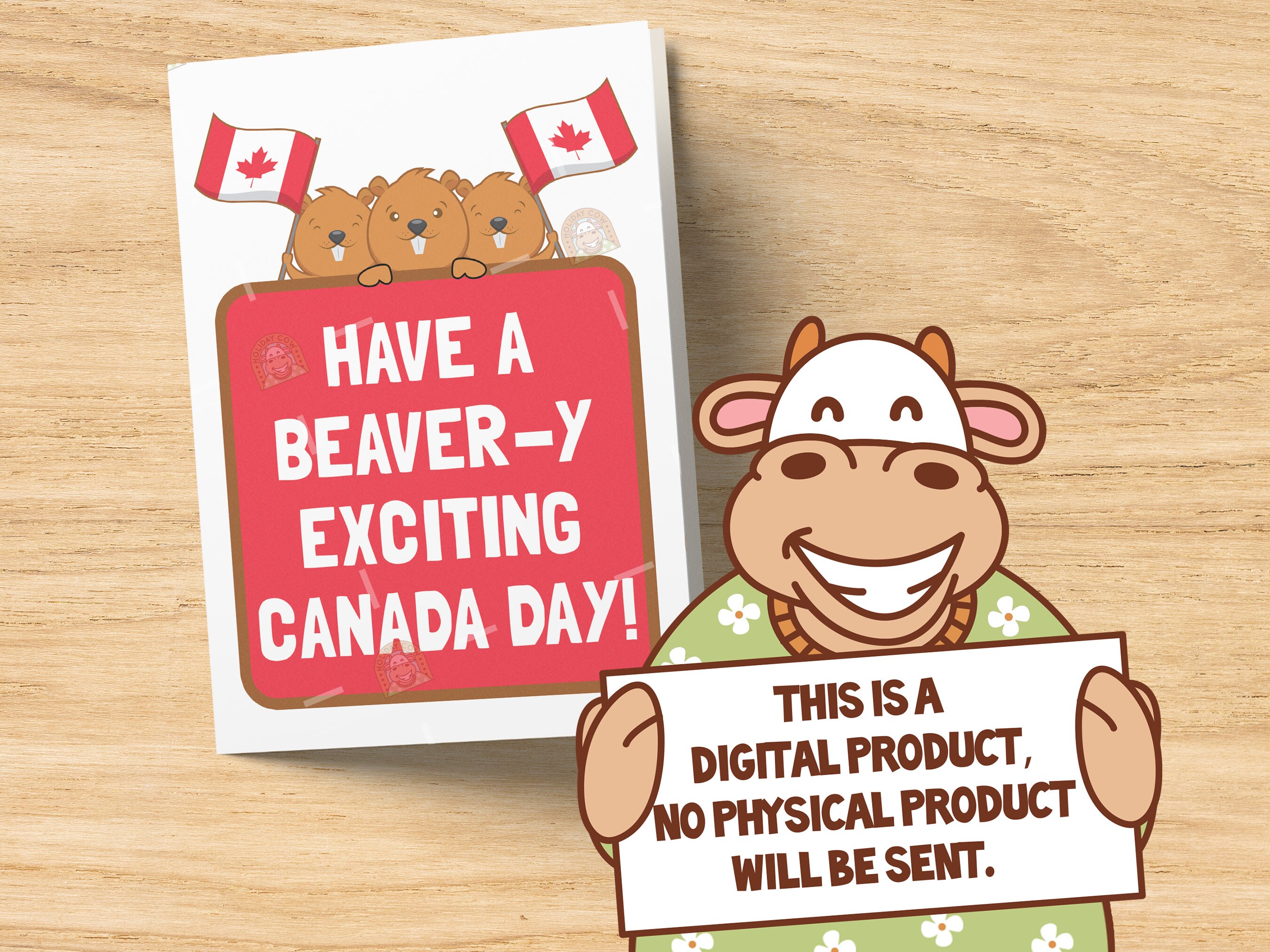 Canada Day Card, Printable Canada Day Gift, Funny Happy Canada Day Card ...