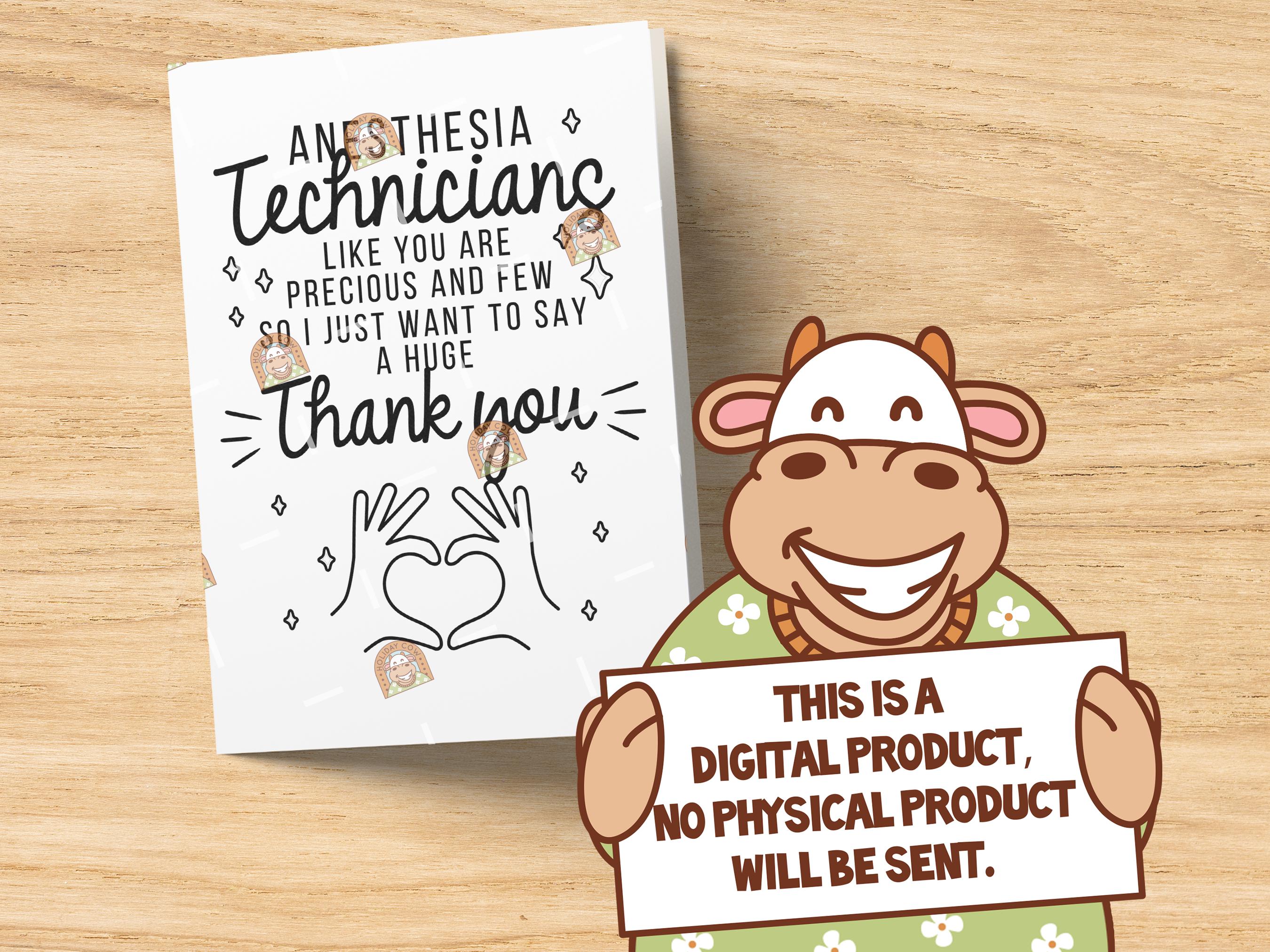 Anesthesia Tech Gift Printable, Anesthesia Tech Week Sign, Anesthesia ...