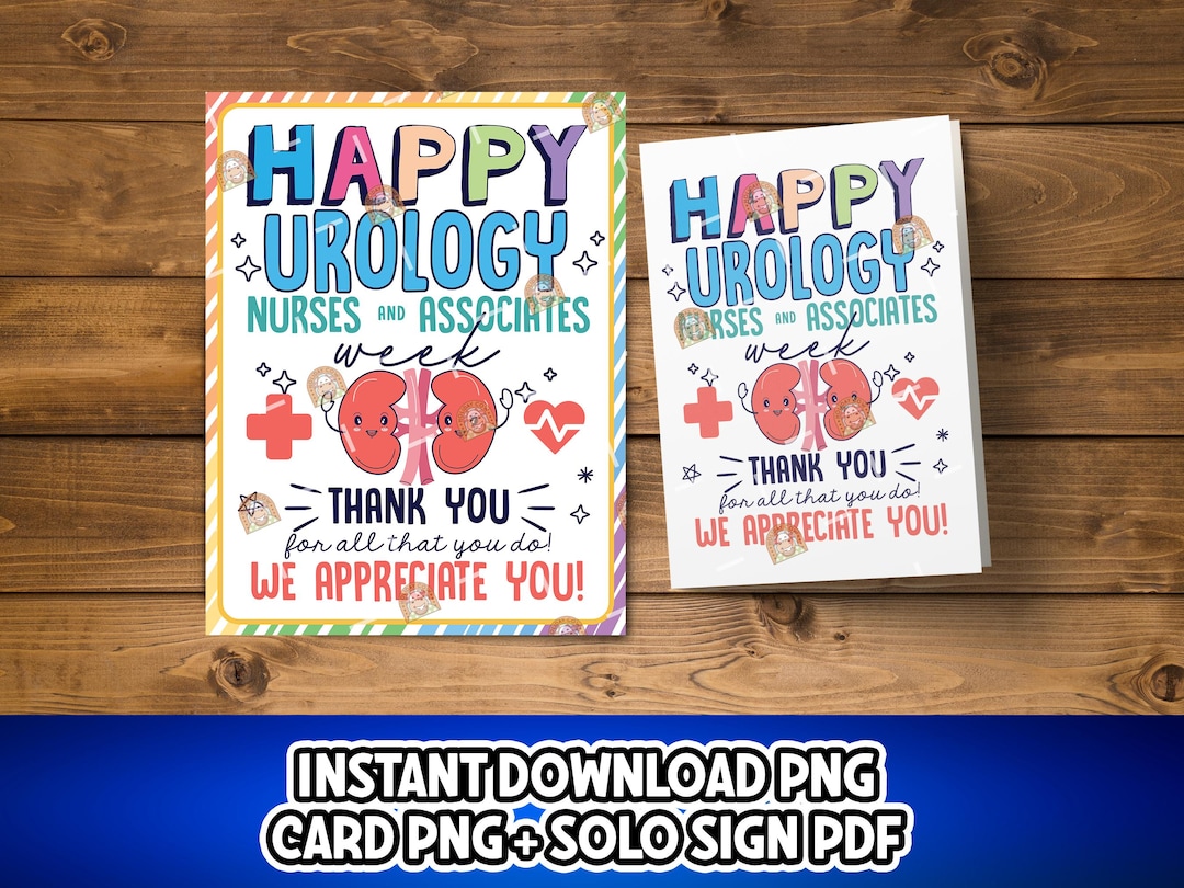 Urology Nurses and Associates Week Sign Printable, Urology Nurses Week ...