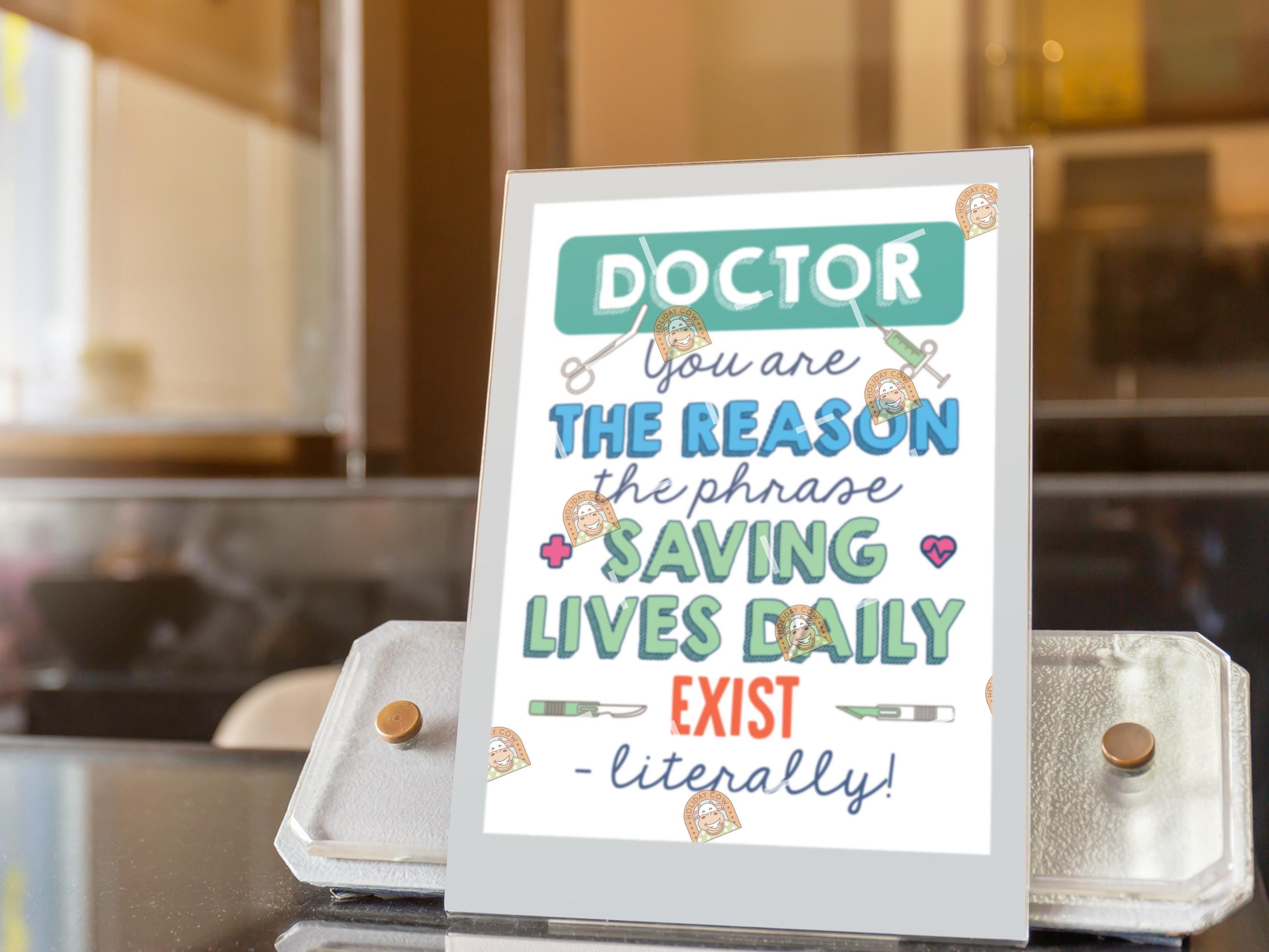 Doctor's Day Signs Printable, Doctors Day Gifts, Doctors Day Posters ...