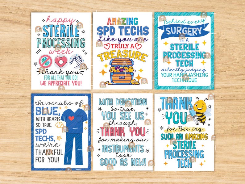 Sterile Processing Week Printable Signs, Sterile Processing Tech Gifts ...