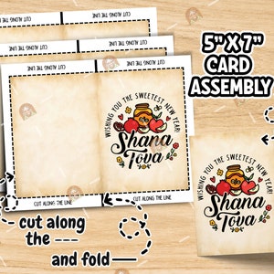 Rosh Hashanah Set, Shana Tova Printable Tags, Rosh Hashanah Gift ...