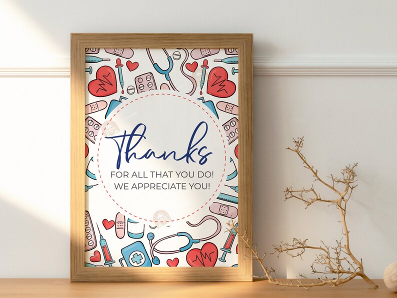 National Nurses Week Card Printable, Nurse Appreciation Card, Happy ...