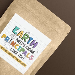 Principal Appreciation Gift Tag Printable, School Principal Tag ...