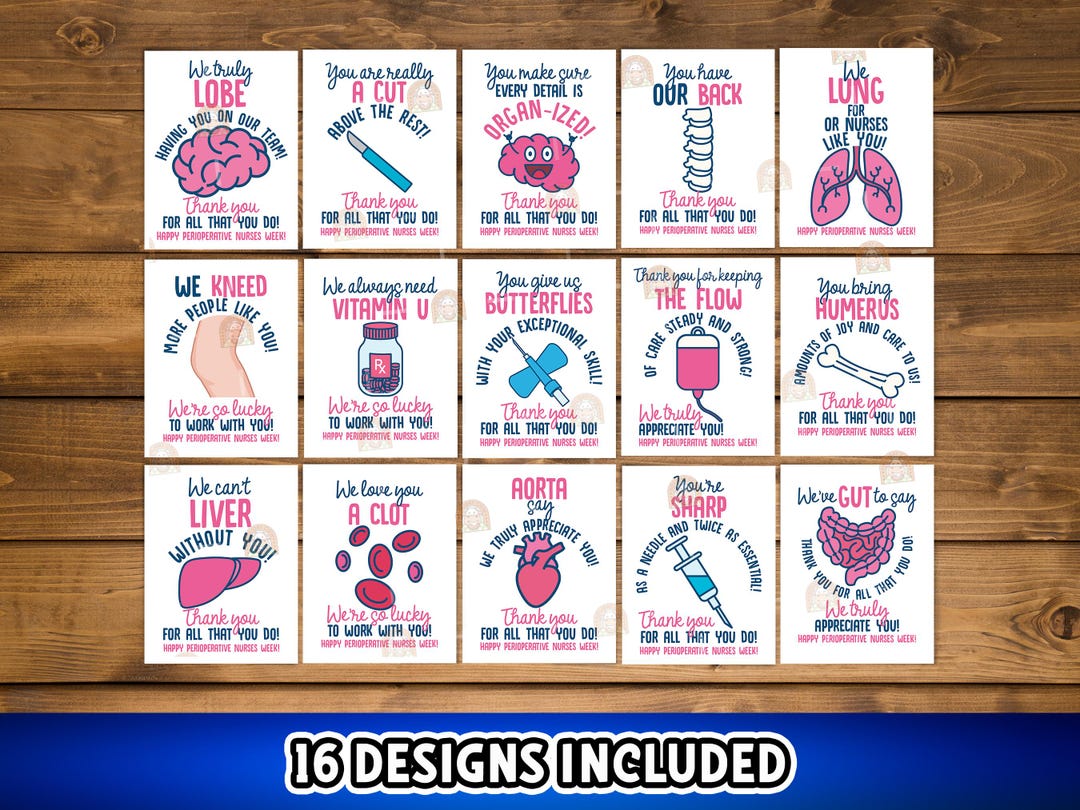 Perioperative Nurses Week Signs Printable, Operating Room Nurse Week ...