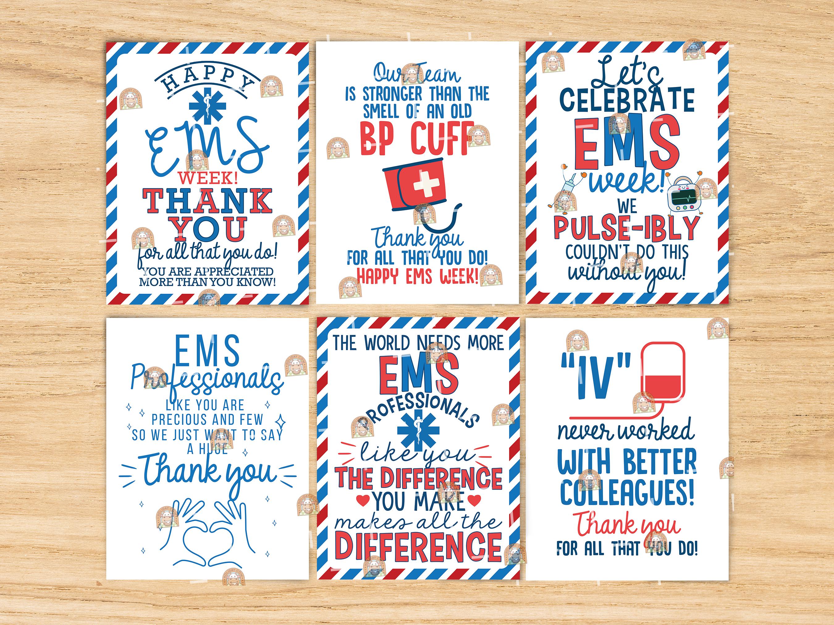 EMS Week Signs Printable, EMS Week Decor, EMS Appreciation Poster ...