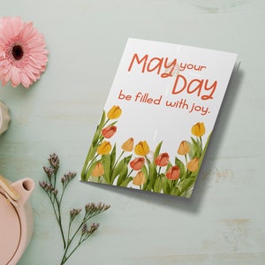 Happy May Day Printable Card, May Day Sign, May Day Decoration, May Day ...