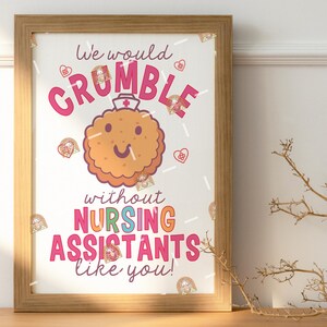 Nursing Assistant Gift, Printable CNA Week Gift, Thank You Nursing ...