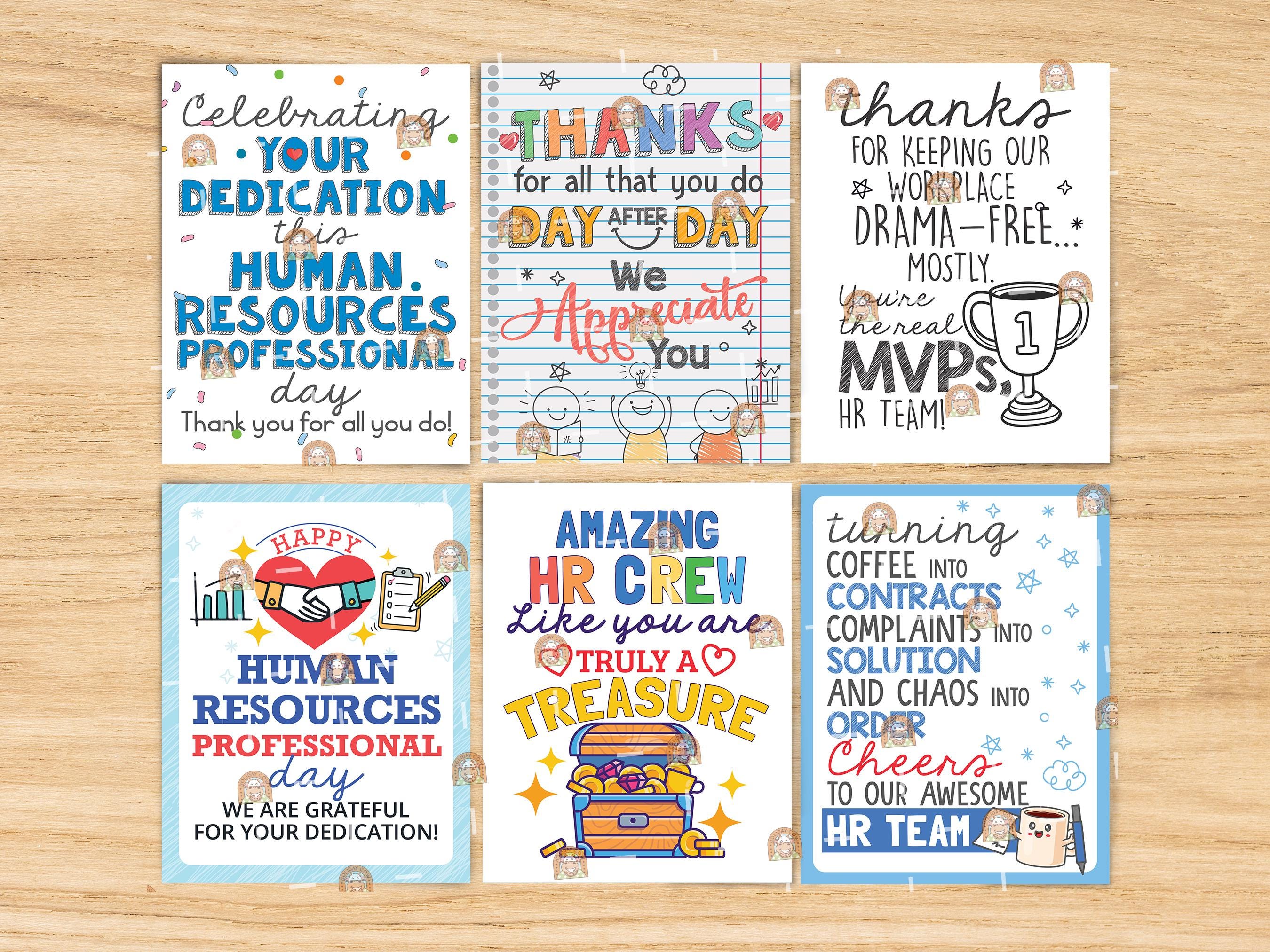 HR Professionals Day Sign Printable, Human Resources Professional Day ...
