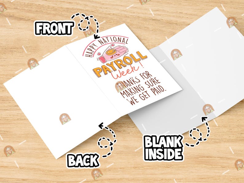 National Payroll Week Card Printable, Payroll Week Sign, Payroll ...