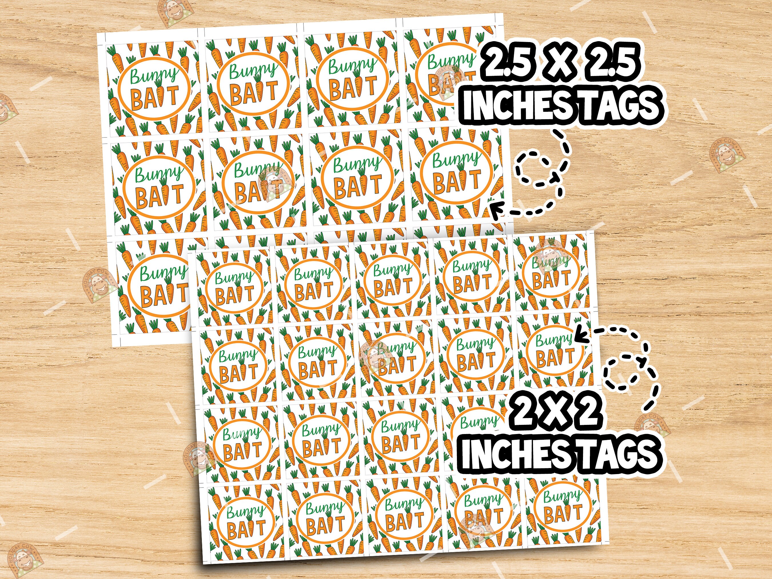Printable Bunny Bait Tag, Printable Easter Cookie Tag, Easter Spring ...