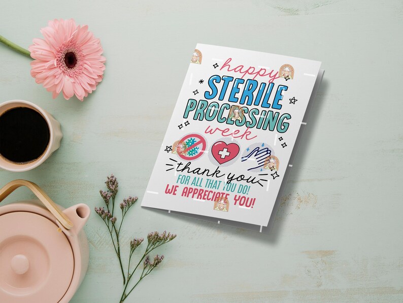 Sterile Processing Week Printable Sign, Sterile Processing Tech Gifts ...