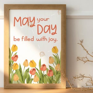 Happy May Day Printable Card, May Day Sign, May Day Decoration, May Day ...