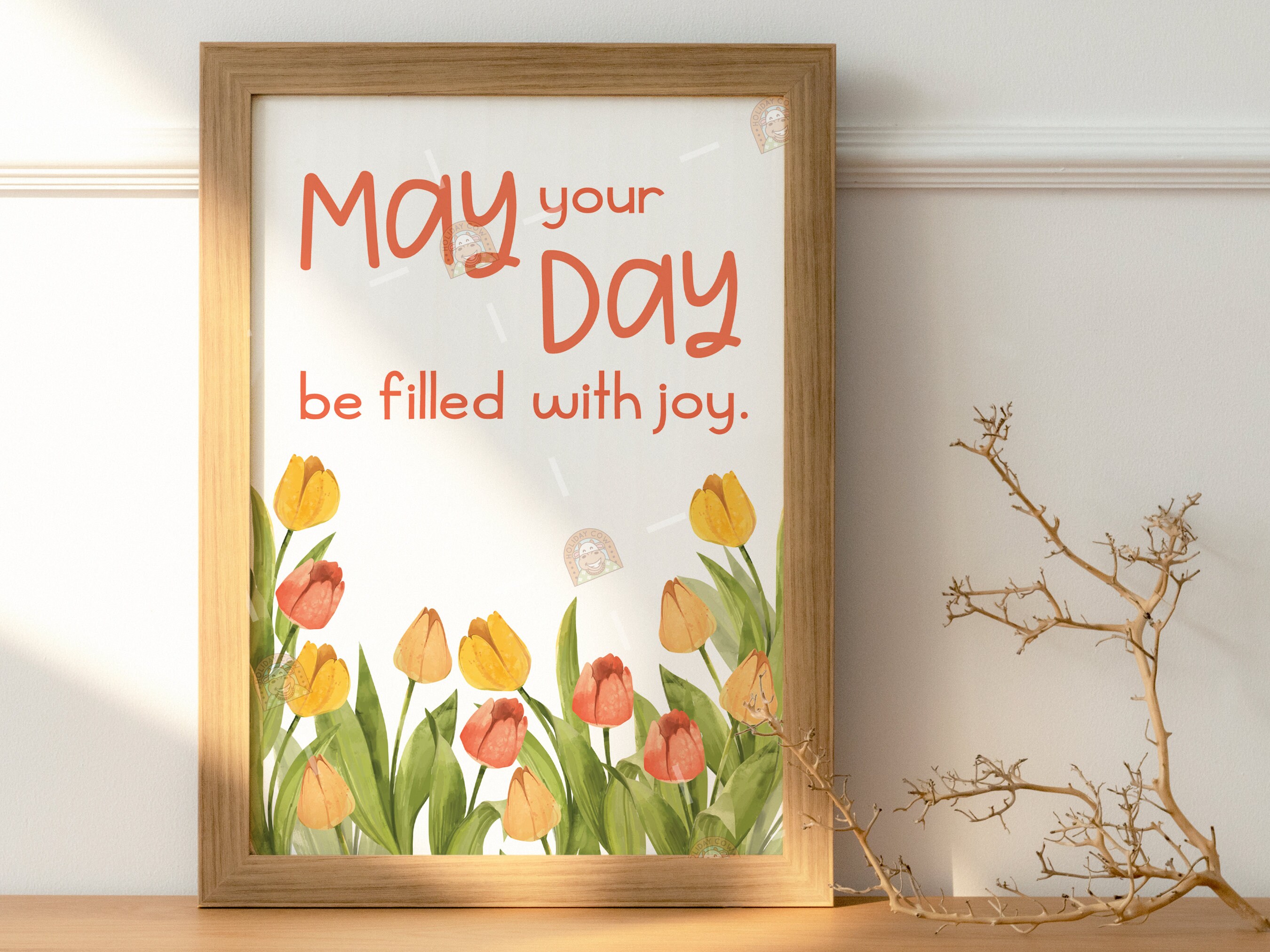 Happy May Day Printable Card, May Day Sign, May Day Decoration, May Day ...