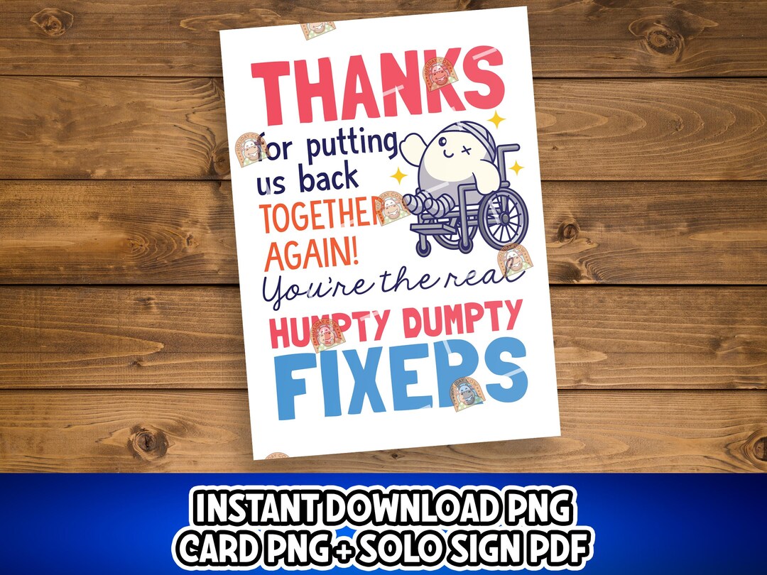 National Rehabilitation Week Gift Printable, Thank You Rehabilitation ...