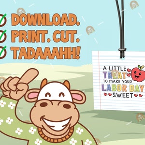 Labor Day Tag, Happy Labor Day Printable Tags, Labor Day Gift Tags ...