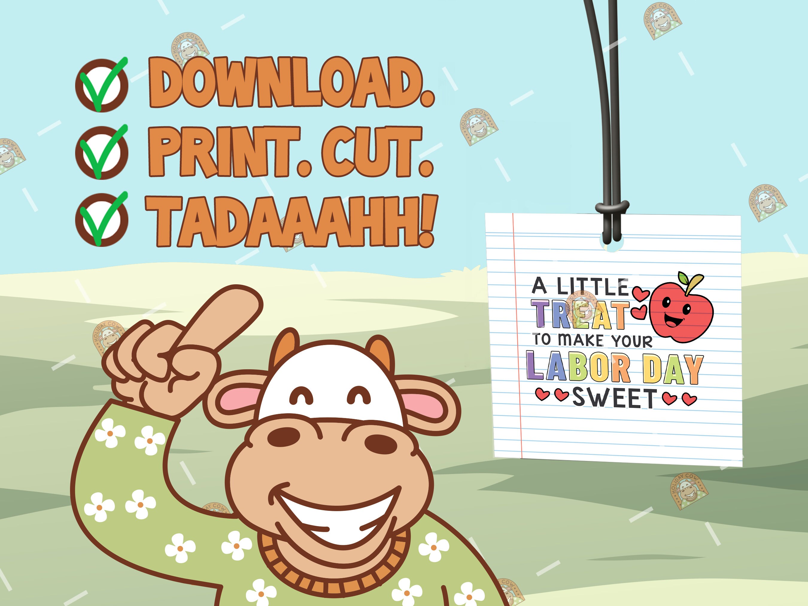 Labor Day Tag, Happy Labor Day Printable Tags, Labor Day Gift Tags ...