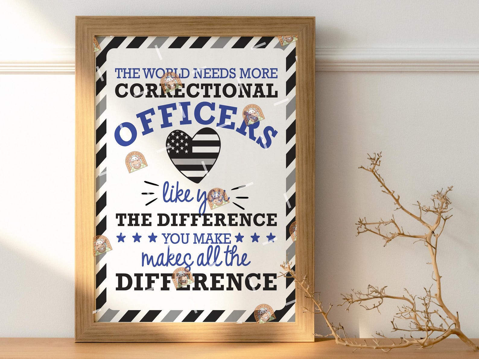 Correctional Officer Gift, Printable Correctional Officer Week Card ...