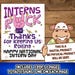 Intern Signs Bundle, Printable Happy Intern Day Poster, Intern Thank ...