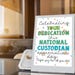 Custodian Day Signs Printable, Custodian Appreciation Gift, Thank You ...