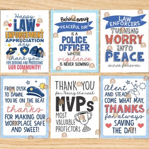 Law Enforcement Appreciation Day Signs Printable, LEAD Signs, Law ...