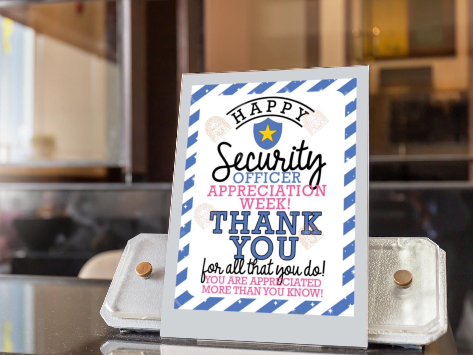 Security Officers Week Sign Printable, Security Officers Appreciation ...