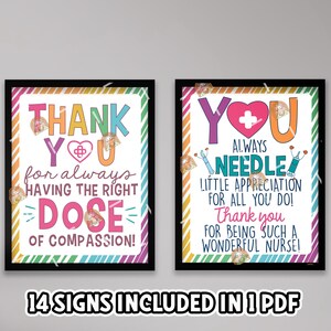 Nurses Week Signs Printable, Happy Nurses Week Decor, Nurse ...