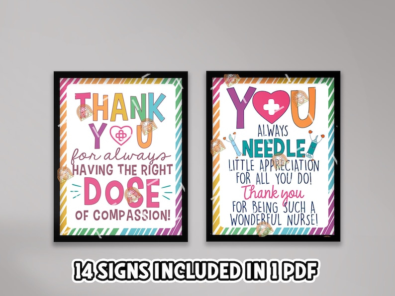 Nurses Week Signs Printable, Happy Nurses Week Decor, Nurse ...