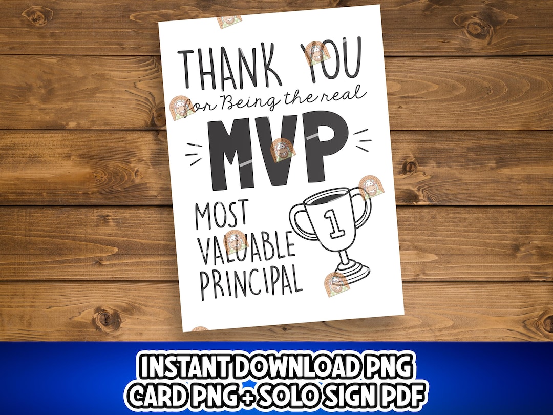 School Principal Gift, Printable Principal Appreciation Sign, National ...