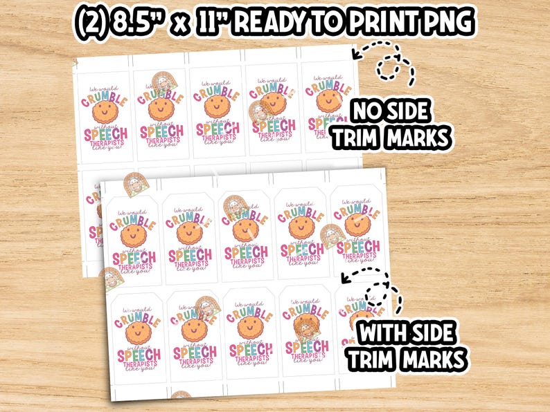 Speech Therapist Gift Tag, Printable Speech Therapist Thank You Speech ...