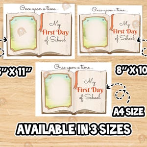 First Day of School Handprint Craft Printable, Back to School Handprint ...