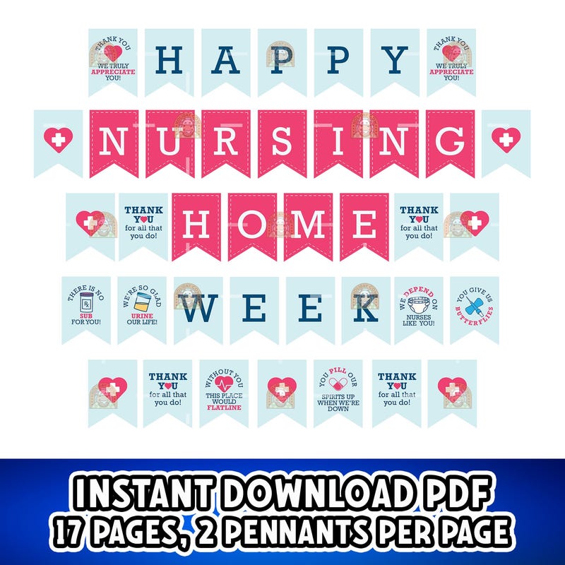 Nursing Home Week Banner - Etsy