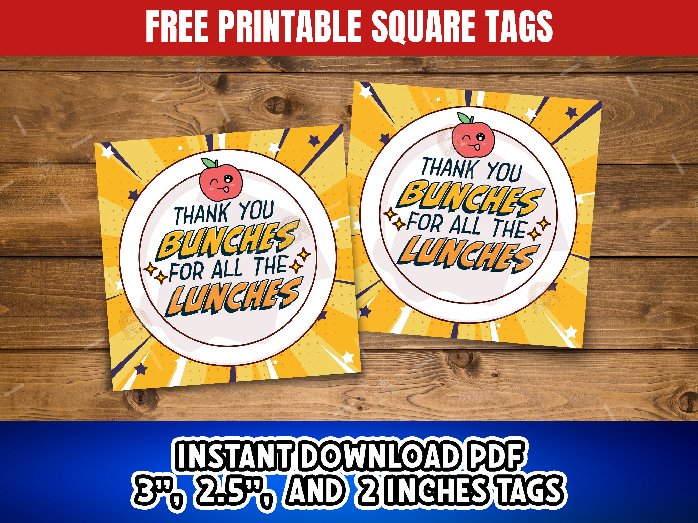 School Lunch Hero Day Sign Set of 10, Printable School Lunch Hero Thank ...