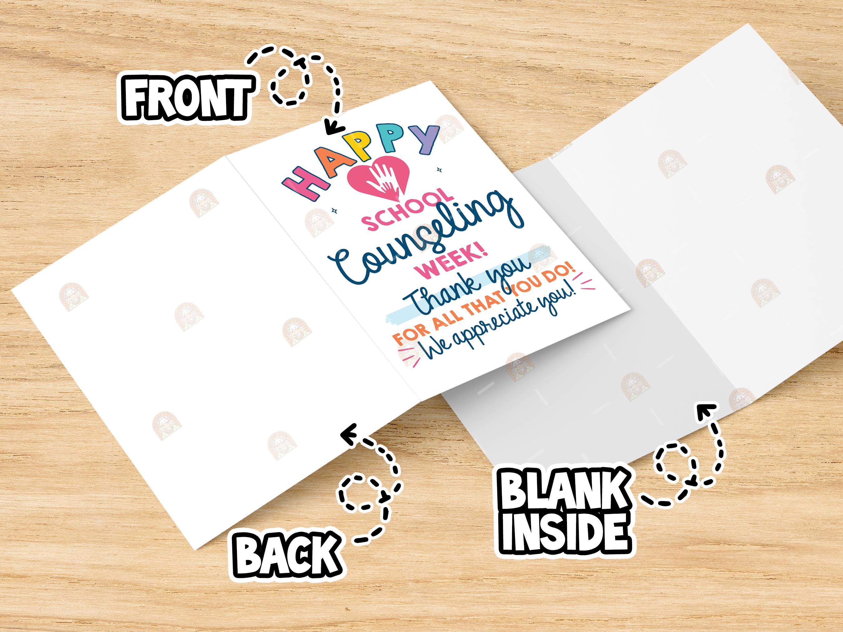 School Counseling Week Sign, Printable School Counselor Appreciation ...