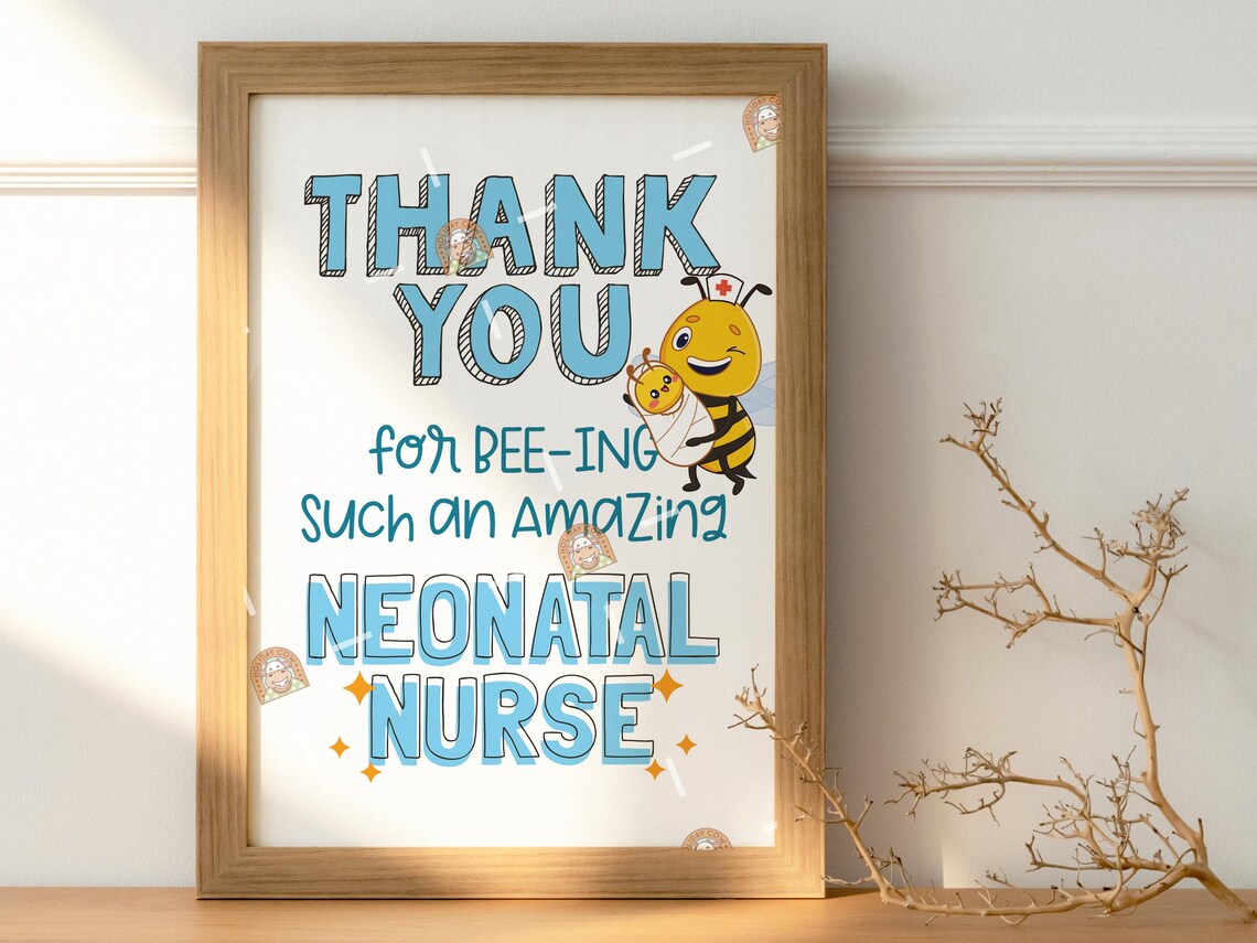 Neonatal Nurses Week Card Printable, Neonatal Nurses Appreciation Gift ...