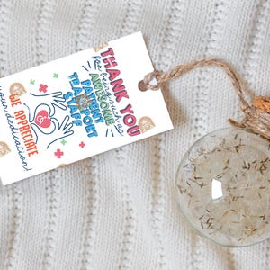 Patient Transport Week Tags Printable, Thank You Patient Transporter ...