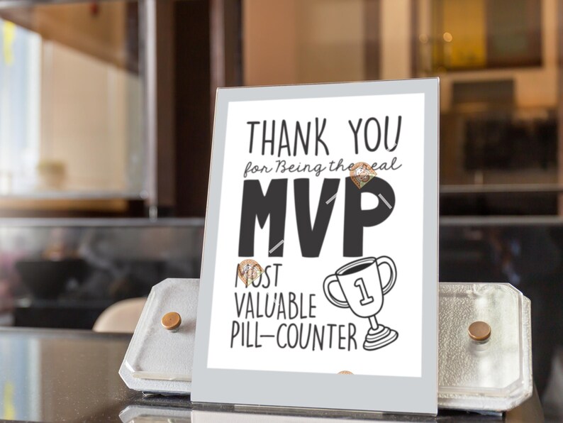 Pharmacy Technician Day Gift Printable, American Pharmacists Month Sign ...
