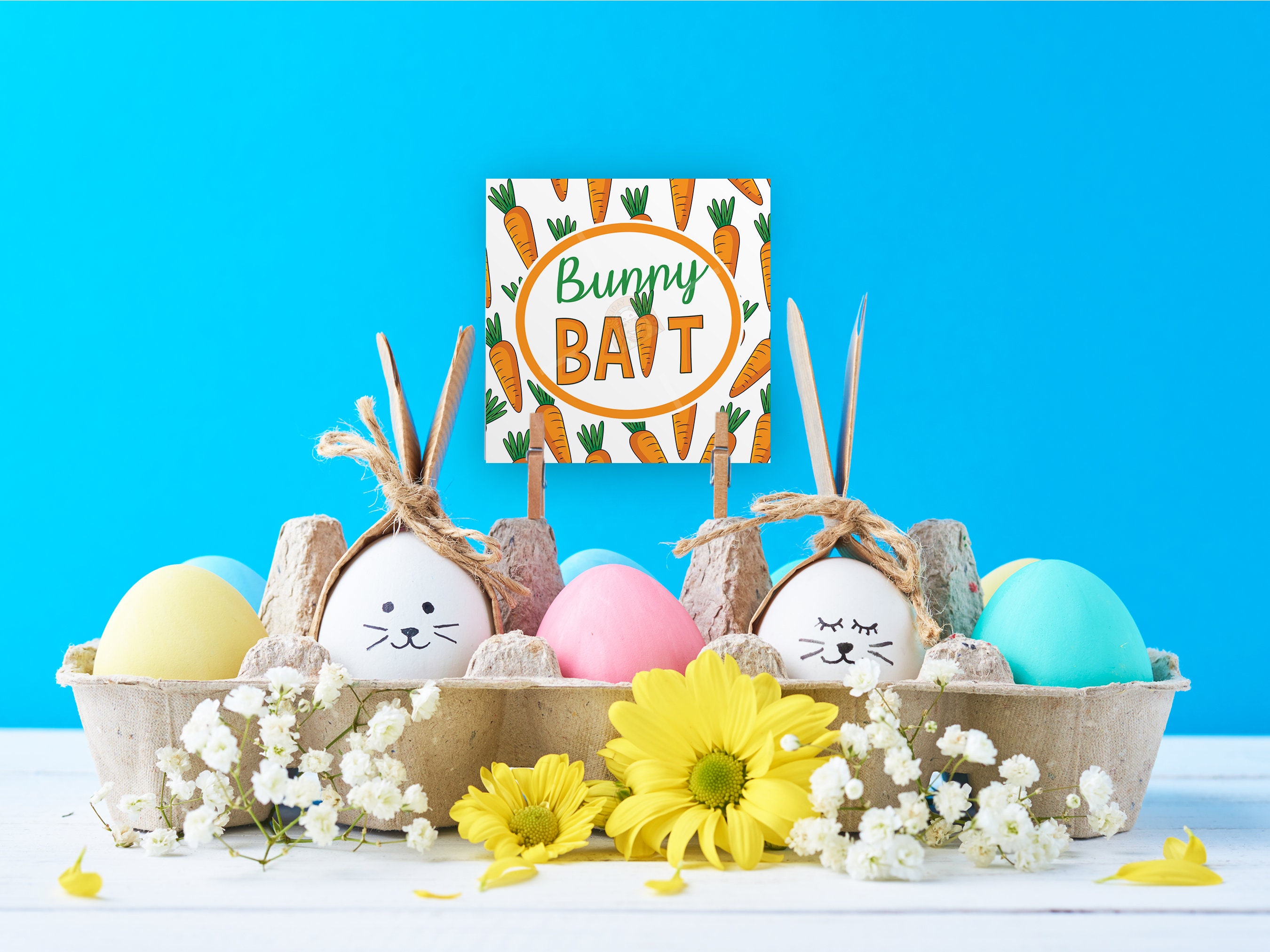 Printable Bunny Bait Tag, Printable Easter Cookie Tag, Easter Spring ...