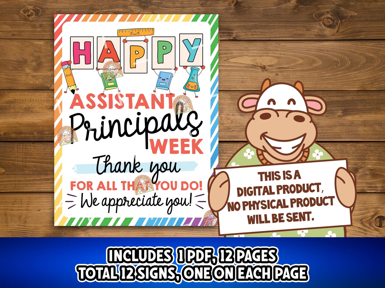 Assistant Principals Week Signs Printable, National Assistant ...