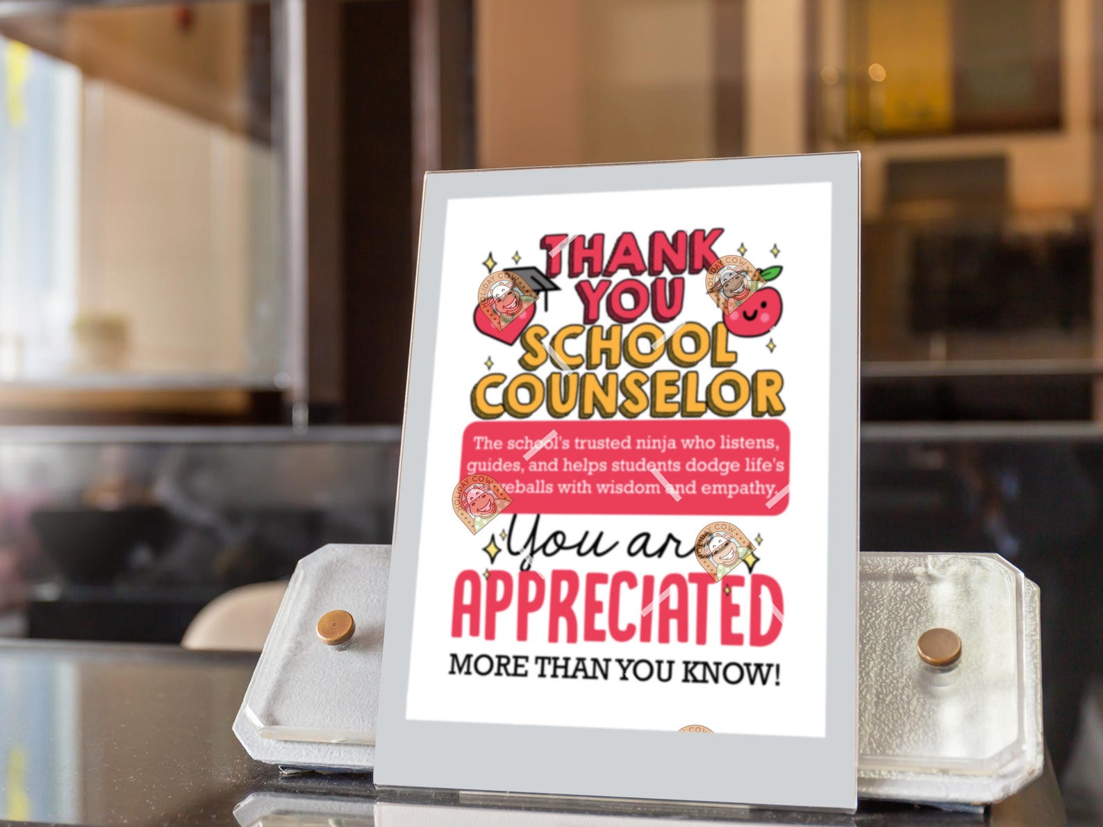 School Counselor Gift, National School Counseling Week Card Printable ...