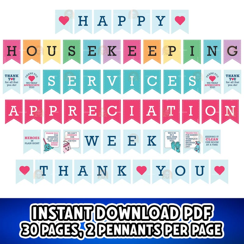 Housekeeping Week Banner - Etsy